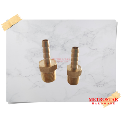 Brass Tube Fittings Single Tail Barb 3/16 | Metrostar Hardware