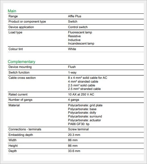 Schneider | 10AX 250V 4 Gang 1 Way Switch