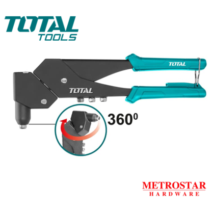 Total 360° Swivel Head-Hand Riveter 10.5"