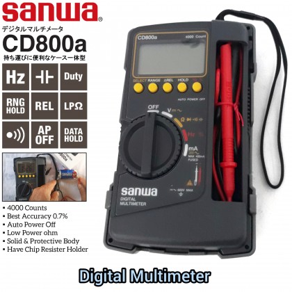 sanwa digital multimeter cd800a tutorial