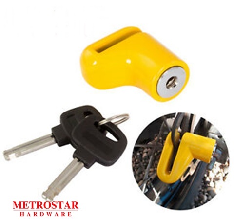 Solex Motorcycle Disc Lock (Yellow)