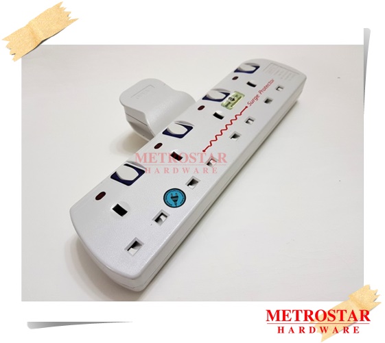 T-Type Heavy Duty Extension Round With Pin Direct Plug Adapter