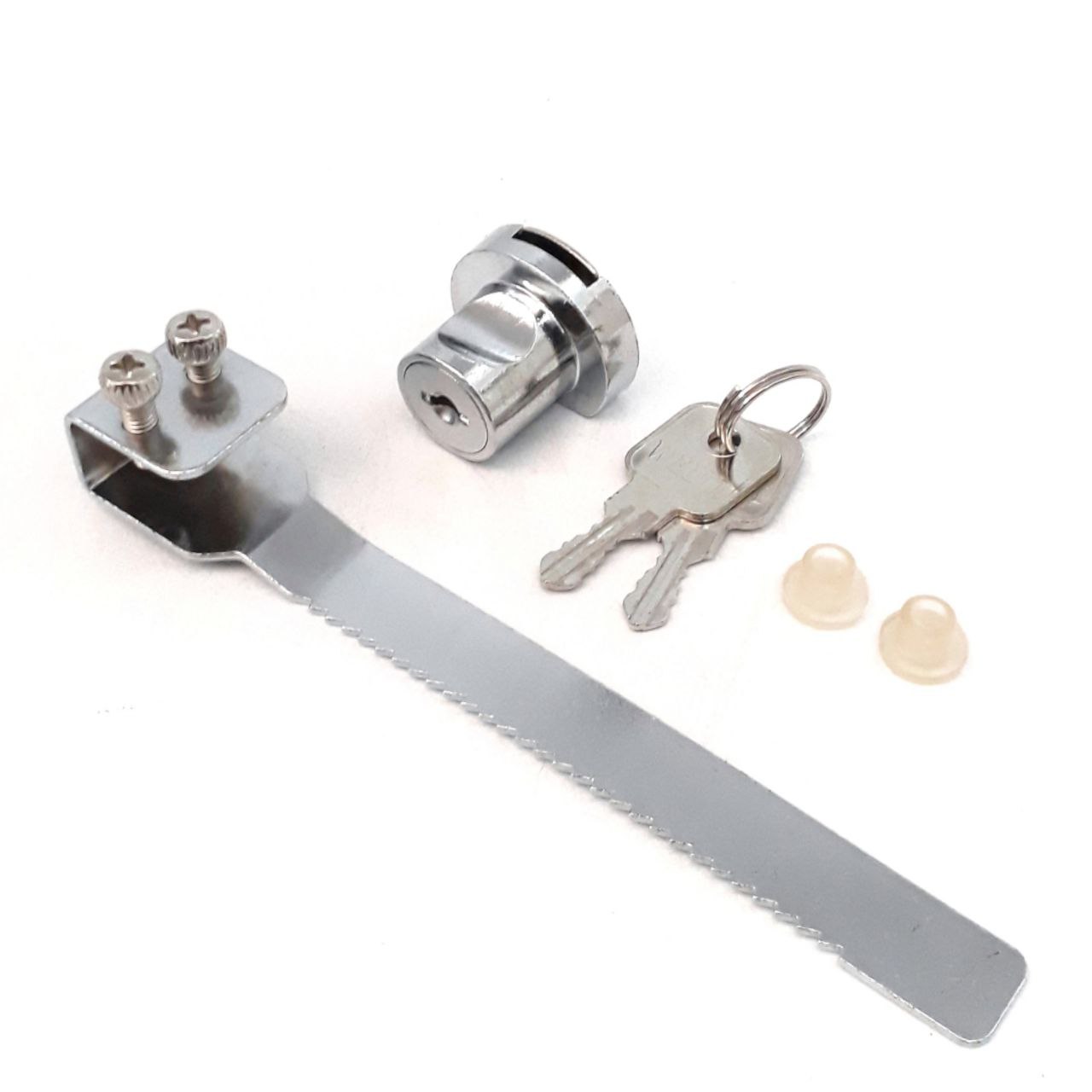 GLASS LOCK SHOWCASE DISPLAY CASE CABINET SLIDING GLASS PUSH DOOR LOCKS